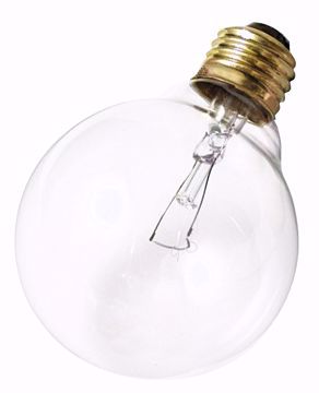 Bulbs N Lighting. SATCO S3652 40W G-30 CLEAR MED BASE Incandescent ...
